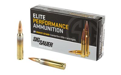 Sig Sauer Elite Performance, Match, 223 Rem, 77 Grain Open Tip Match ...
